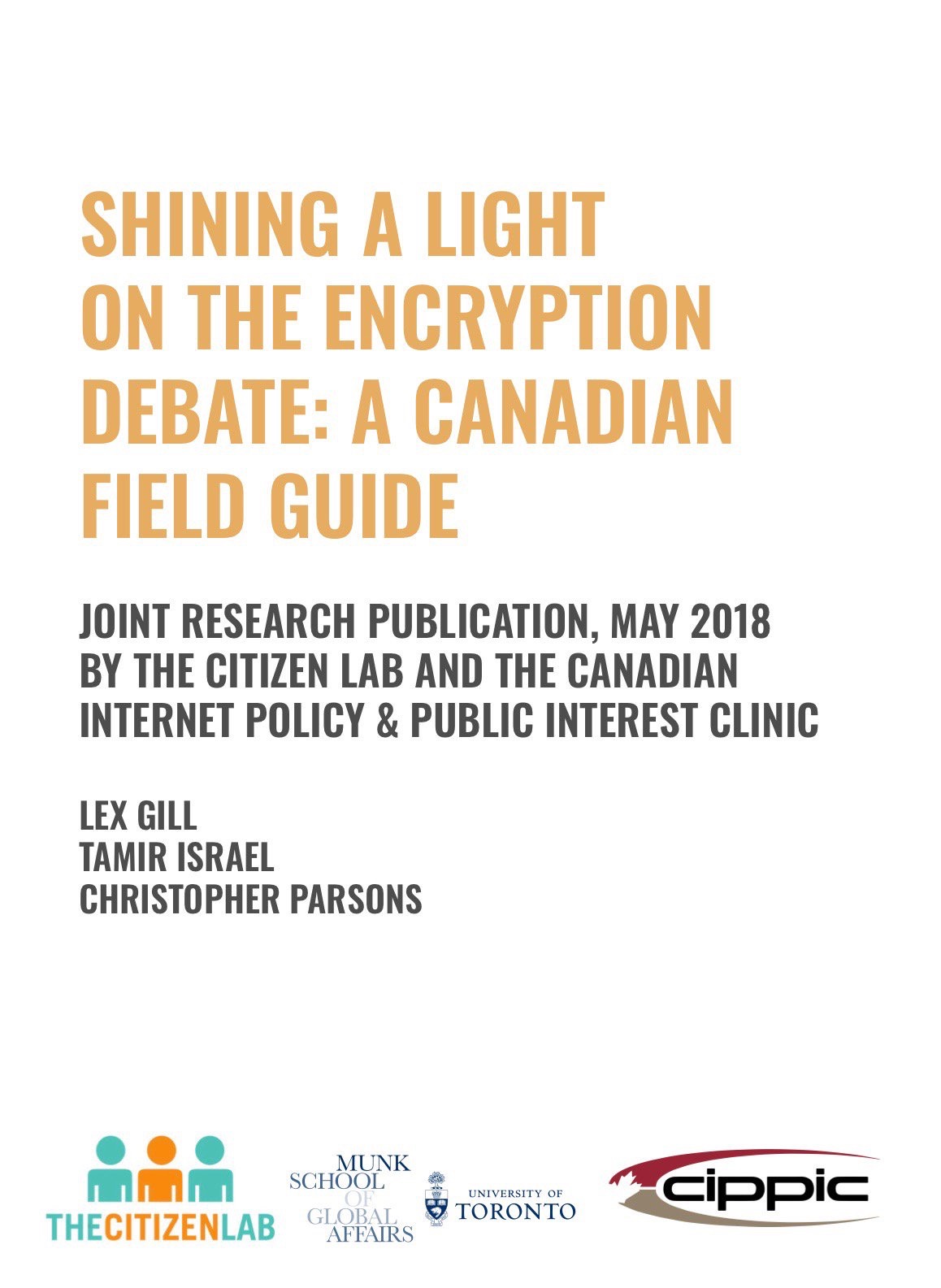 Shining a Light on the Encryption Debate: A Canadian Field Guide ...